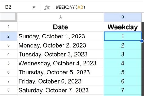 Get Dates Without Weekends With Workday Weekday In Google Sheets
