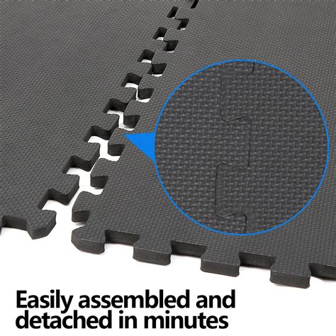 6 12 18 24 36 48 Pieces Puzzle Exercise Floor Mats Workout Gym