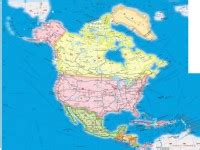 北美洲地图 北美洲地图中文版 北美洲地图查询