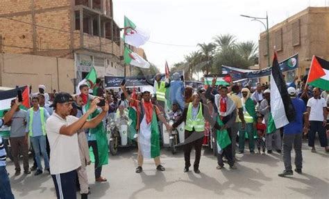 مسيرات شعبية حاشدة بجنوب البلاد دعما للشعب الفلسطيني وتنديدا بالعدوان