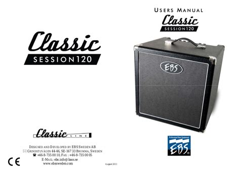 Ebs Session 120 User Manual