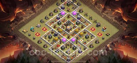 Best War Base Th11 With Link Anti Everything Hybrid 2024 Town Hall