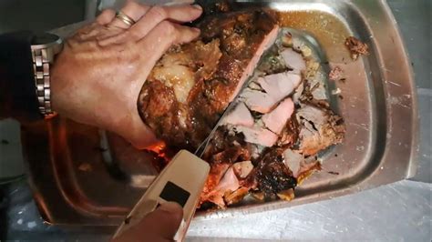 Weber Leg Of Lamb Deboning Take 2 Youtube