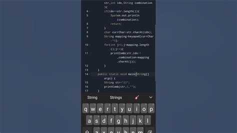 Combination In Java 😍😍😍short Java Code Java Code Youtube