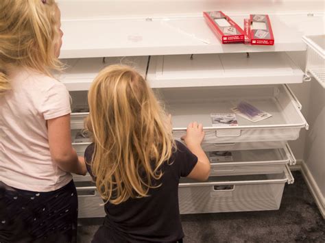 Использование системы Elfa в детской комнаты