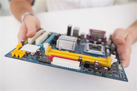 Premium Photo Computer Engineer Working On Broken Cpu