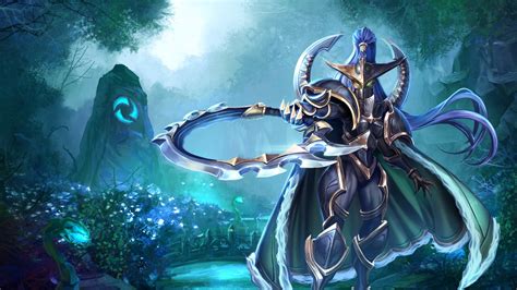 Armor Mask Heroes Of The Storm Digital Art Maiev Shadowsong Warcraft Blizzard