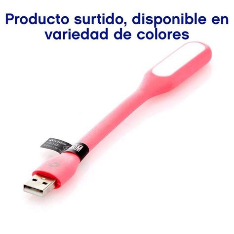Lámpara Led De Usb Flexible 1w Colores Surtidos Voltech Cemaco