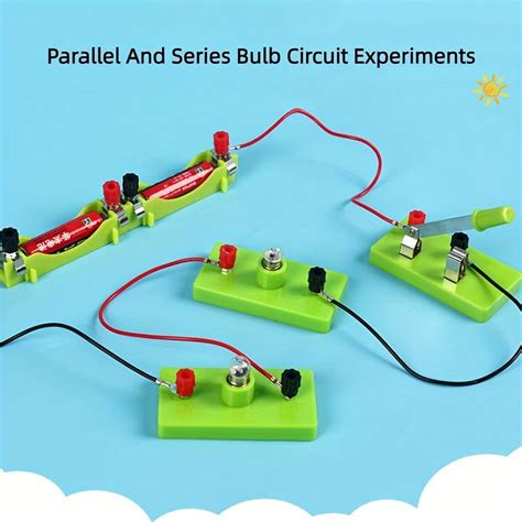 Jdiy Physics Science Lab Learning Circuit Kit Electricity Parallel And Series Bulb Experiment