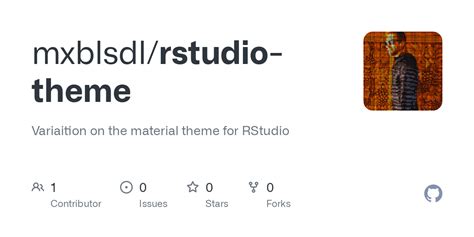 GitHub Mxblsdl Rstudio Theme Variaition On The Material Theme For RStudio