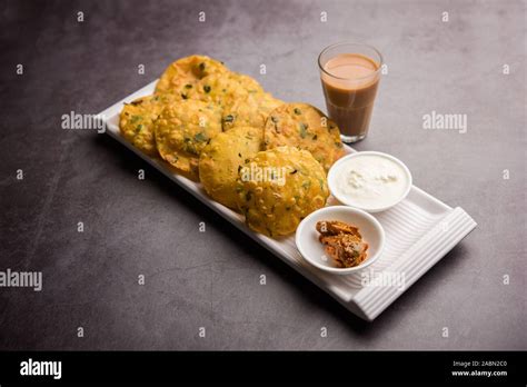 Methi Poori Or Puri Made Using Fresh Fenugreek Leaves Missed With Wheat