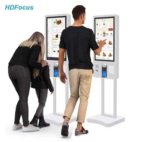 21 5 Self Service Order Machine Terminal Kiosk Manufacturers