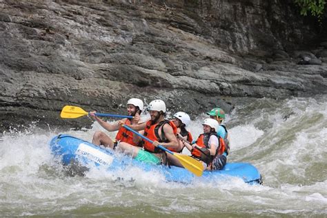 Whitewater Rafting Savegre River Class Ii And Iii Waterfall Break