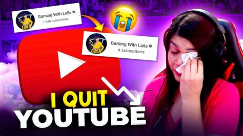 I Quit Youtube After This Garena Free Fire Bindass Laila Youtube