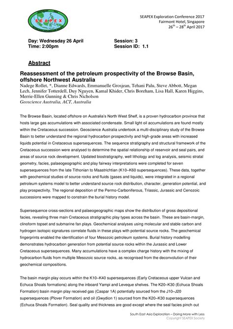 Pdf Reassessment Of The Petroleum Prospectivity Of The Browse Basin