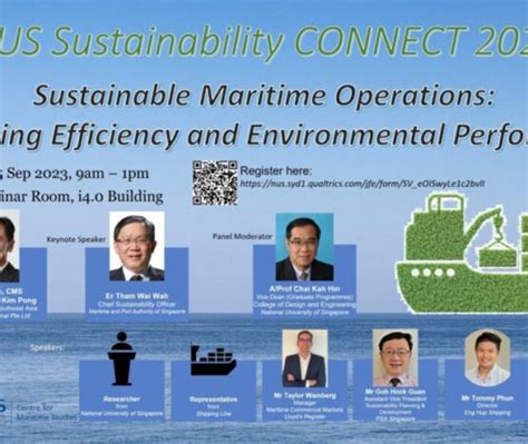 Nus Sustainability Connect 2023 Sustainable Maritime Operations Cms