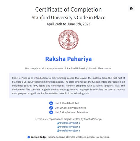 Code In Place 2023 By Stanford University Igniting The Passion For