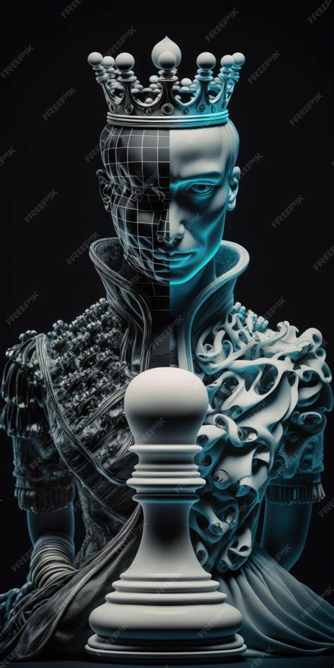 Premium Photo Chess Human Character Generative Ai
