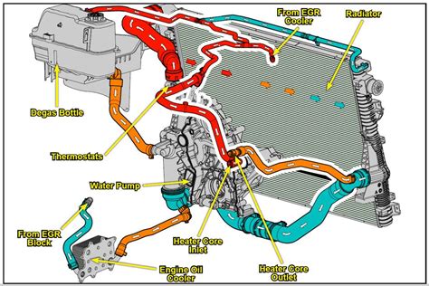 Understanding Lt1 Cooling System With Coolant Flow Diagram
