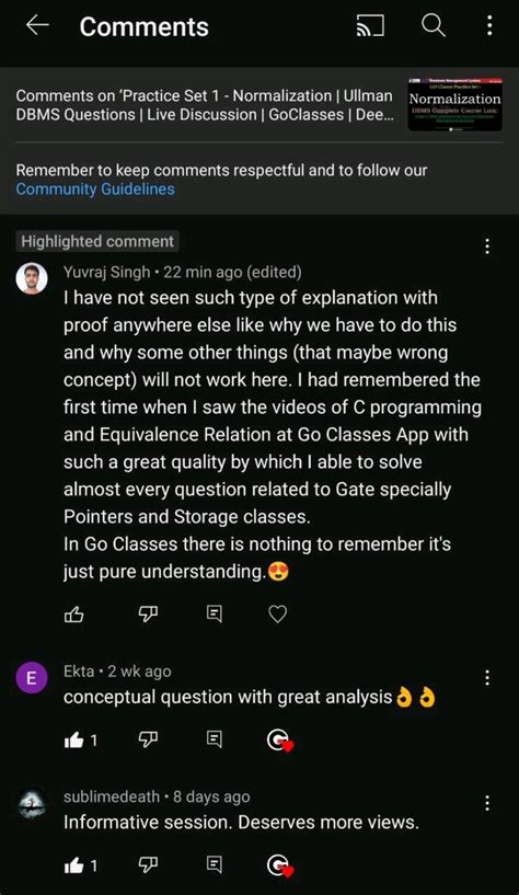 go classes on linkedin dbms normalization gatecse computerscience