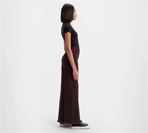 Ribcage Wide Leg Womens Jeans Red Levis® Us