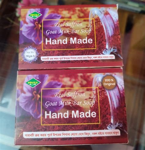 Saffron Goat Milk Soap Original Cosmetics Shop In Bangladesh
