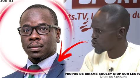 Oumar Traorè Ancien International Soutient Birame Souleye Diop Lii