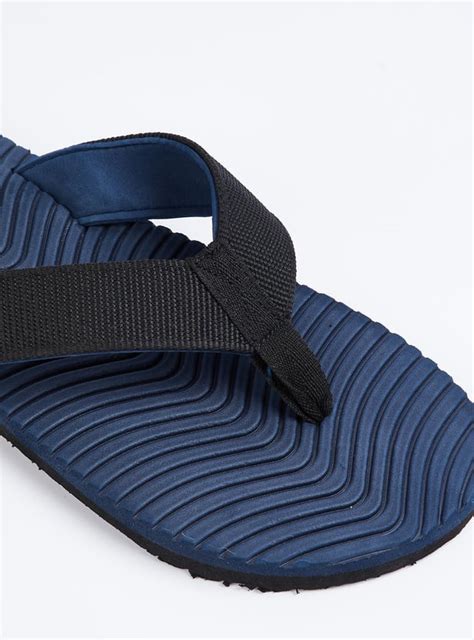 Buy Men Textured V Strap Flip Flops Online At Just Rs 2990