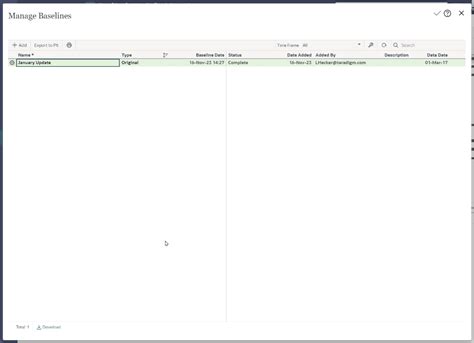 How To Import A Project As A Baseline In Oracle Primavera Cloud Taradigm