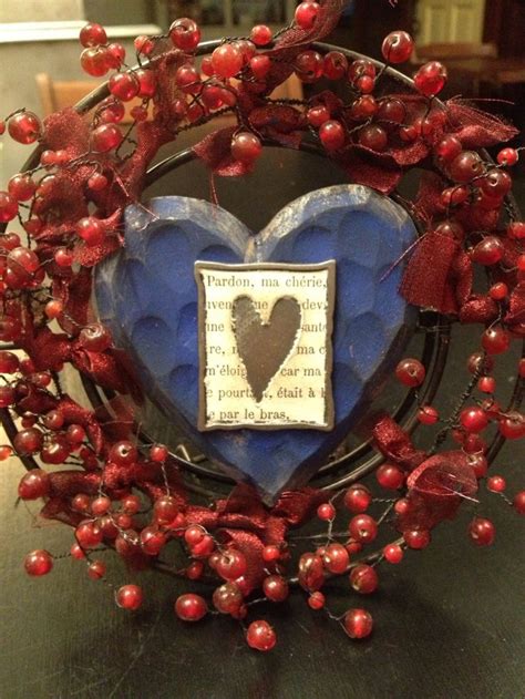 Heart Assemblage 4th Of July Wreath Assemblage Drawings