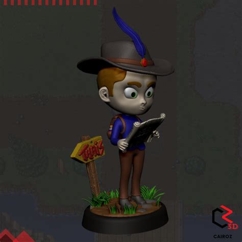 Stl File Citizen Outfit Tibia Game 👹 ・3d Printing Template To Download