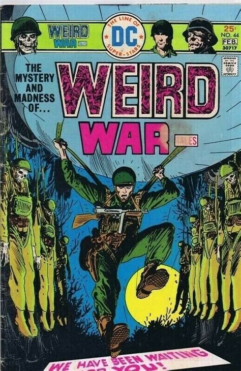 Weird War Tales 44 Original Vintage 1976 Dc Comics Comic Books
