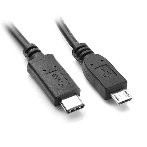 Cy Reversible Design Usb Type C Male Connector To Micro Usb Male Data Cable For