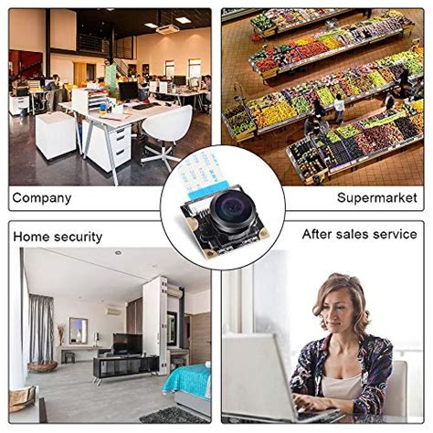 For Raspberry Pi B Camera Webcam FoV Fisheye Wide Angle Camera Night Vision Megapixel