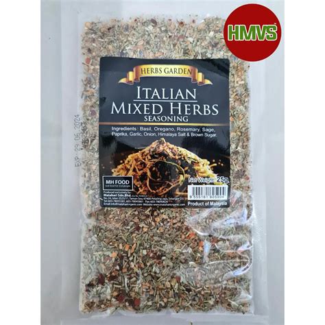 Mh Food Herbs Garden Italian Mixed Herbs Seasoning 25g📣 Shopee Malaysia