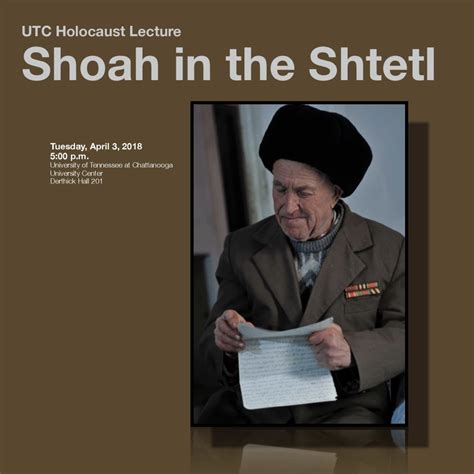 utc holocaust lecture history