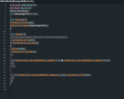 Arduino Code Servo Wird Nicht Angesteuert Programmiersprache