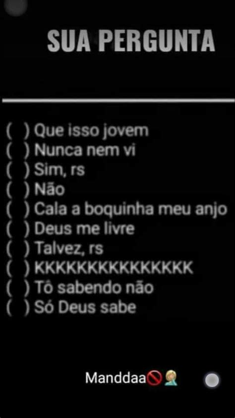 Pin De 𝒍𝒂𝒍𝒂𝒉シ︎ Em Questionários Perguntas E Respostas Brincadeira