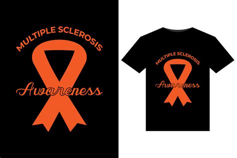 Multiple Sclerosis T Shirts Design Graphic By Tanvir Enayet · Creative