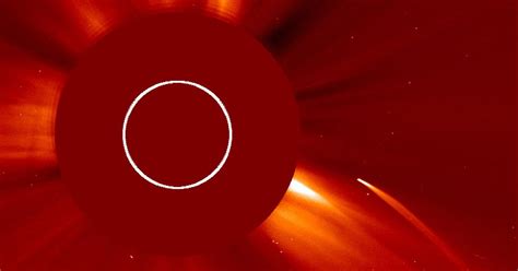 Kikka Video Cometa Choca Con El Sol Captan Desintegraci N De Cometa Al Acercarse Al Sol