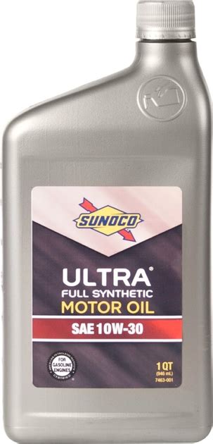 Моторное масло Sunoco Ultra Full Synthetic SP/GF-6A 10W-30 0.946 л ...