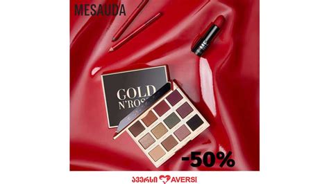 ისარგებლეთ 28 თებერვლიდან 50 იანი ფასდაკლებით Mesauda ს სრულ ასორტიმენტზე ავერსი