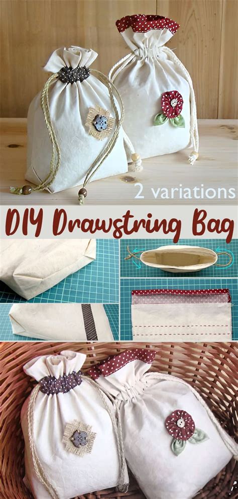 Basic Drawstring Bag Tutorial DIY Tutorial Ideas Basic Drawstring Bag Tutorial DIY Tutorial Ideas