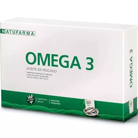 Natufarma Omega 3 Aceite De Pescado Cápsulas Jv Cardio Insumos
