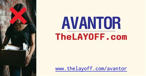 Avantor Layoffs