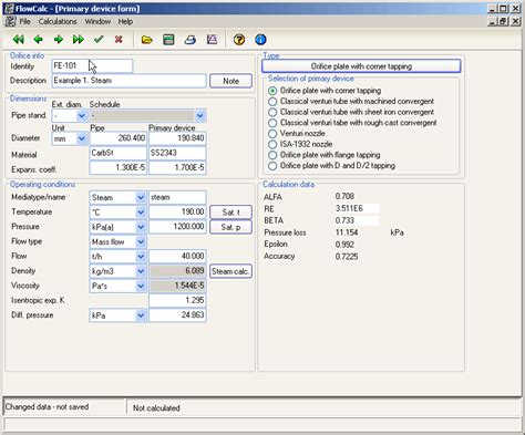 Flow Calculation Software Orifice Plate Calculator Excel Healingpasa