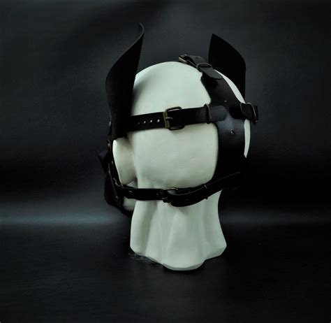 Leather Dog Mask Leather Puppy Mask Puppy Mask Kink Etsy