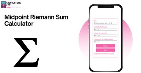 Midpoint Riemann Sum Calculator Calculatorspot