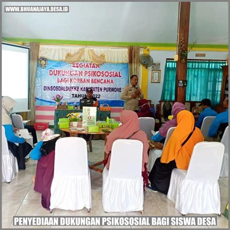 Penyediaan Dukungan Psikososial Bagi Siswa Desa Desa Bhuana Jaya Kab Kutai Kartanegara