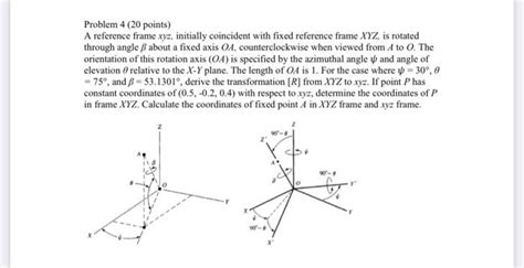 solved problem 4 20 points a reference frame xyz
